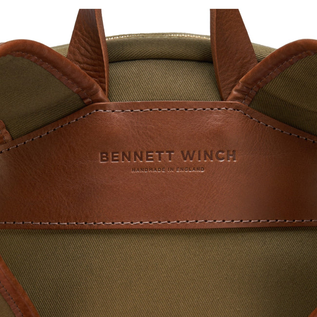 The Backpack w/ Luggage Strap in Olive by Bennett Winch– Harrison Limited
