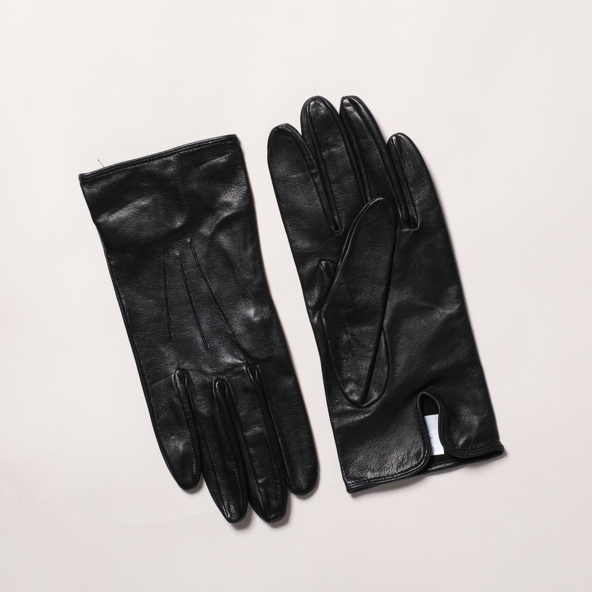 Black Unlined Leather Gloves by Dents– Harrison Limited