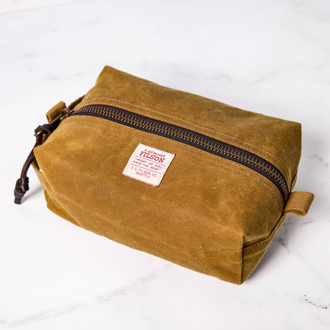 Dark Tan Tin Cloth Travel Kit by Filson– Harrison Limited